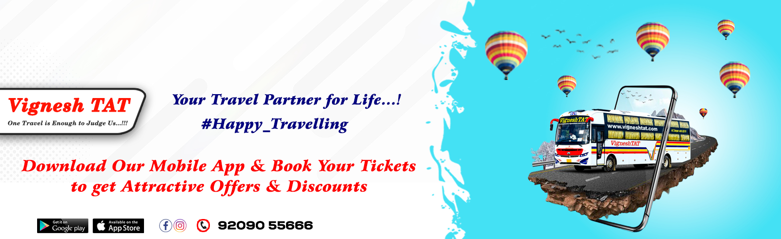 Vignesh TAT | Bus Booking | Reasonable Bus Tickets